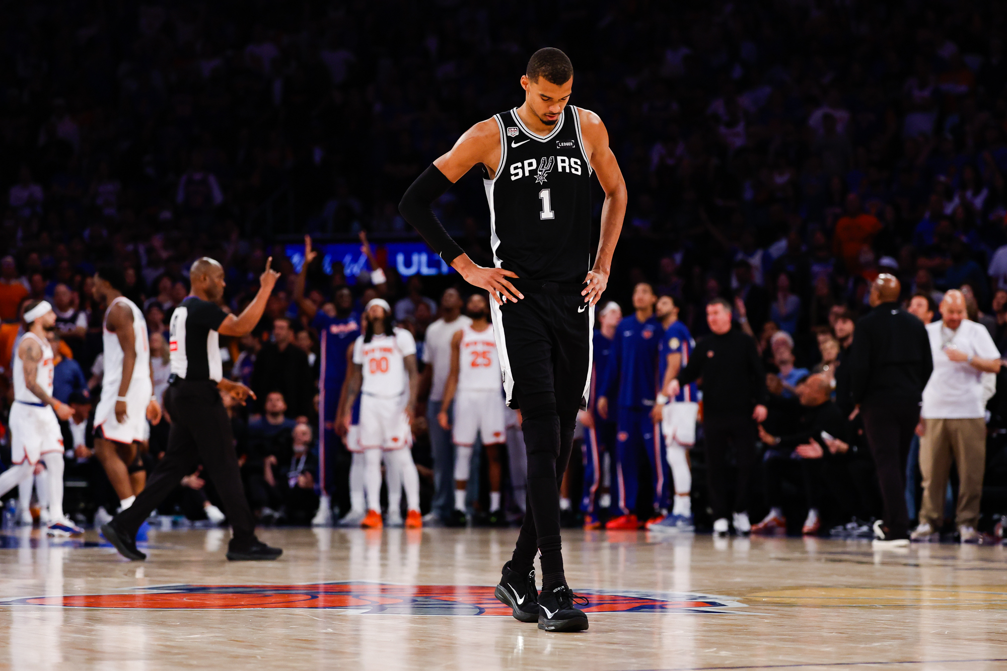 Cartoon captures heroics of Spurs' Game 3 win in NBA Finals.