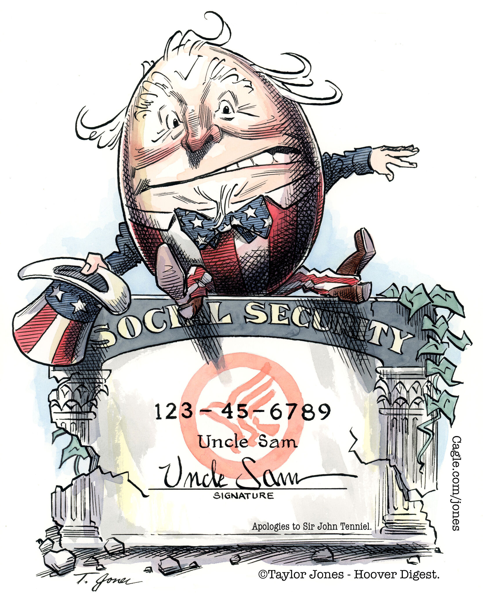 Opinion cartoon: Scrambled