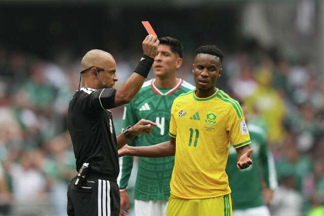 3 red cards mar opening World Cup match between Mexico and South Africa