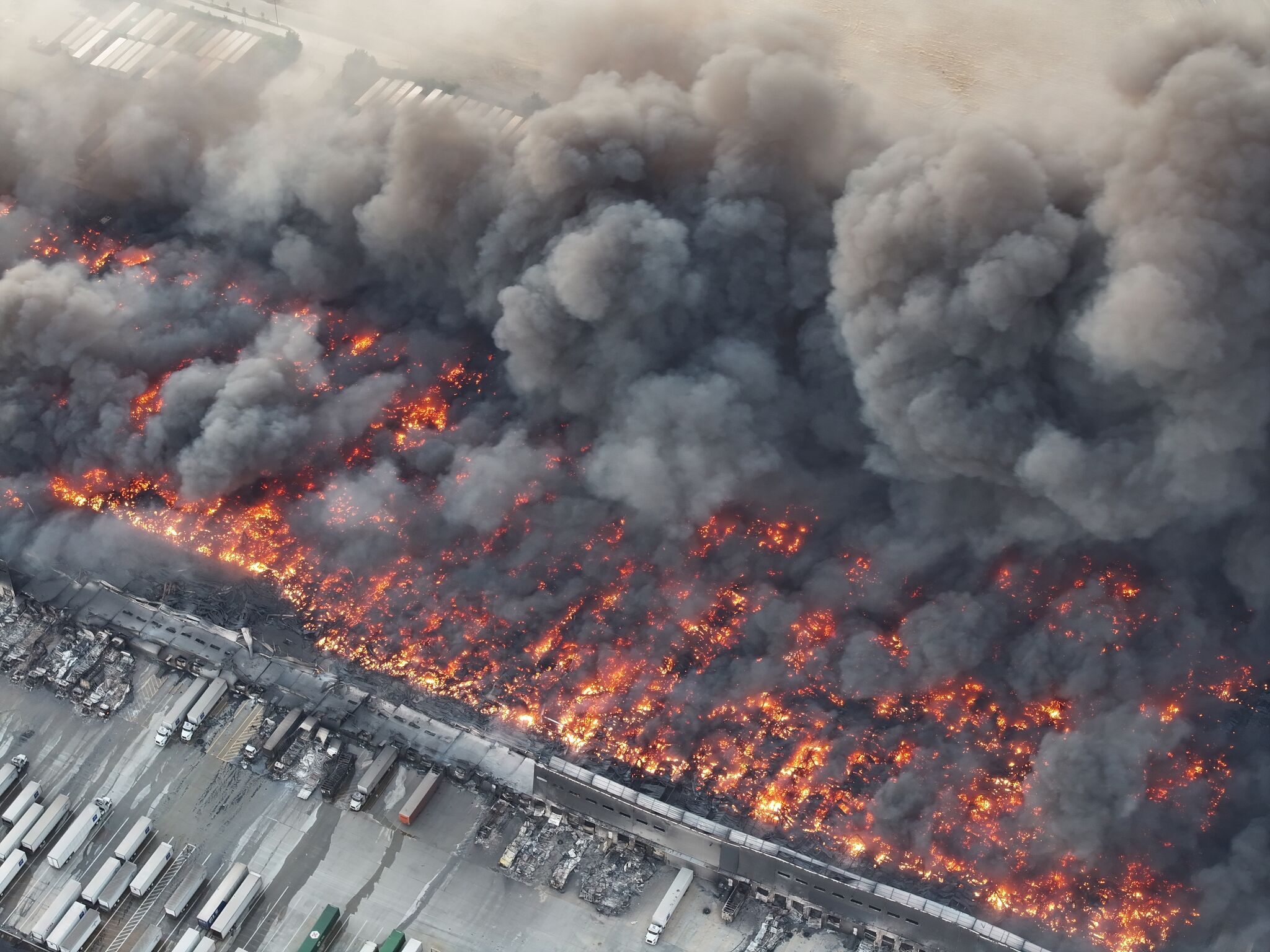 Toxic chemicals including neurotoxin set ablaze in massive Calif. fire
