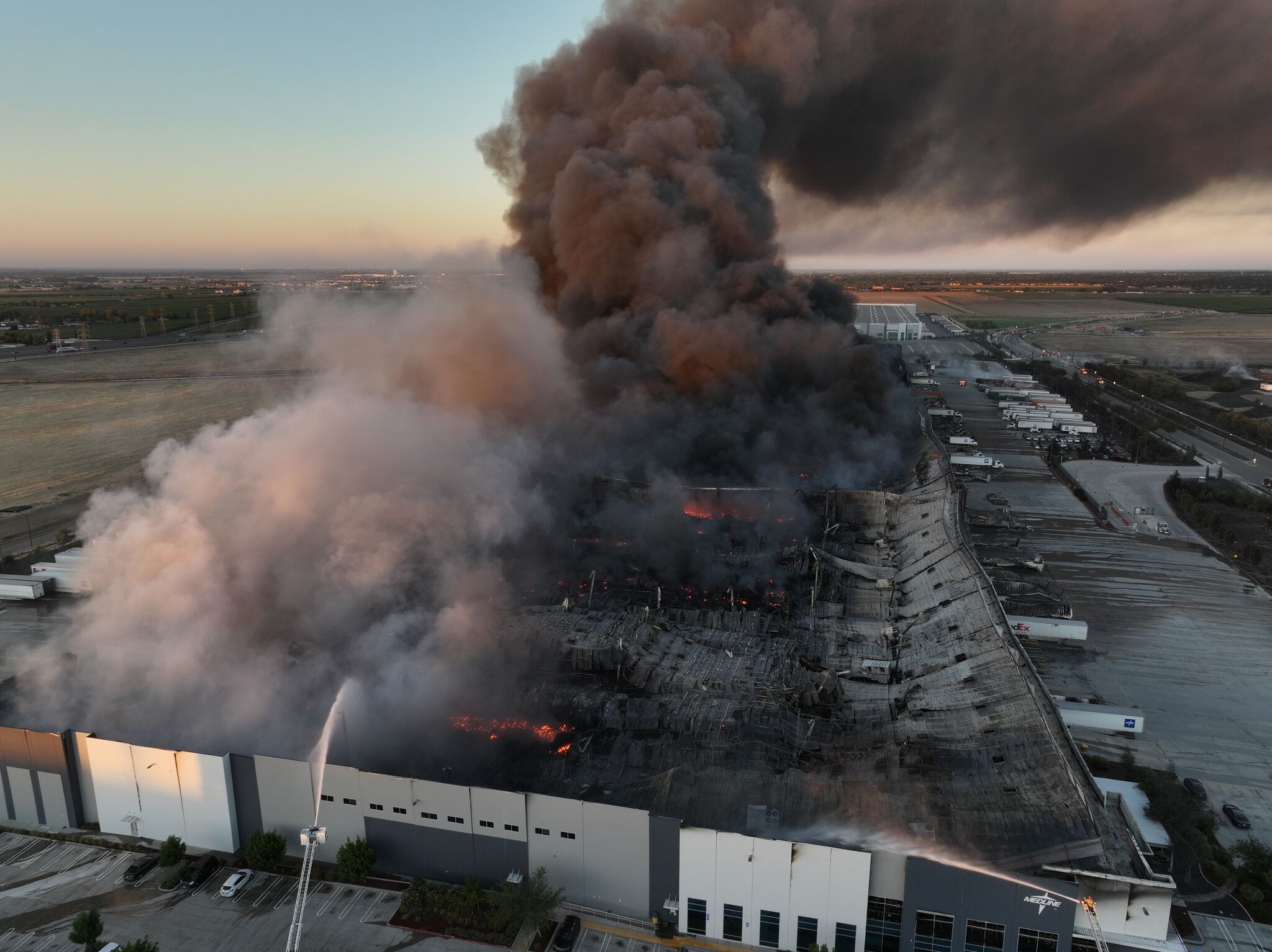 Toxic chemicals including neurotoxin set ablaze in massive Calif. fire