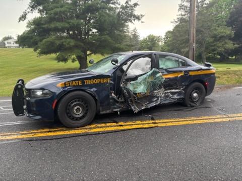 State Police investigate after cruiser, SUV collide in Livingston