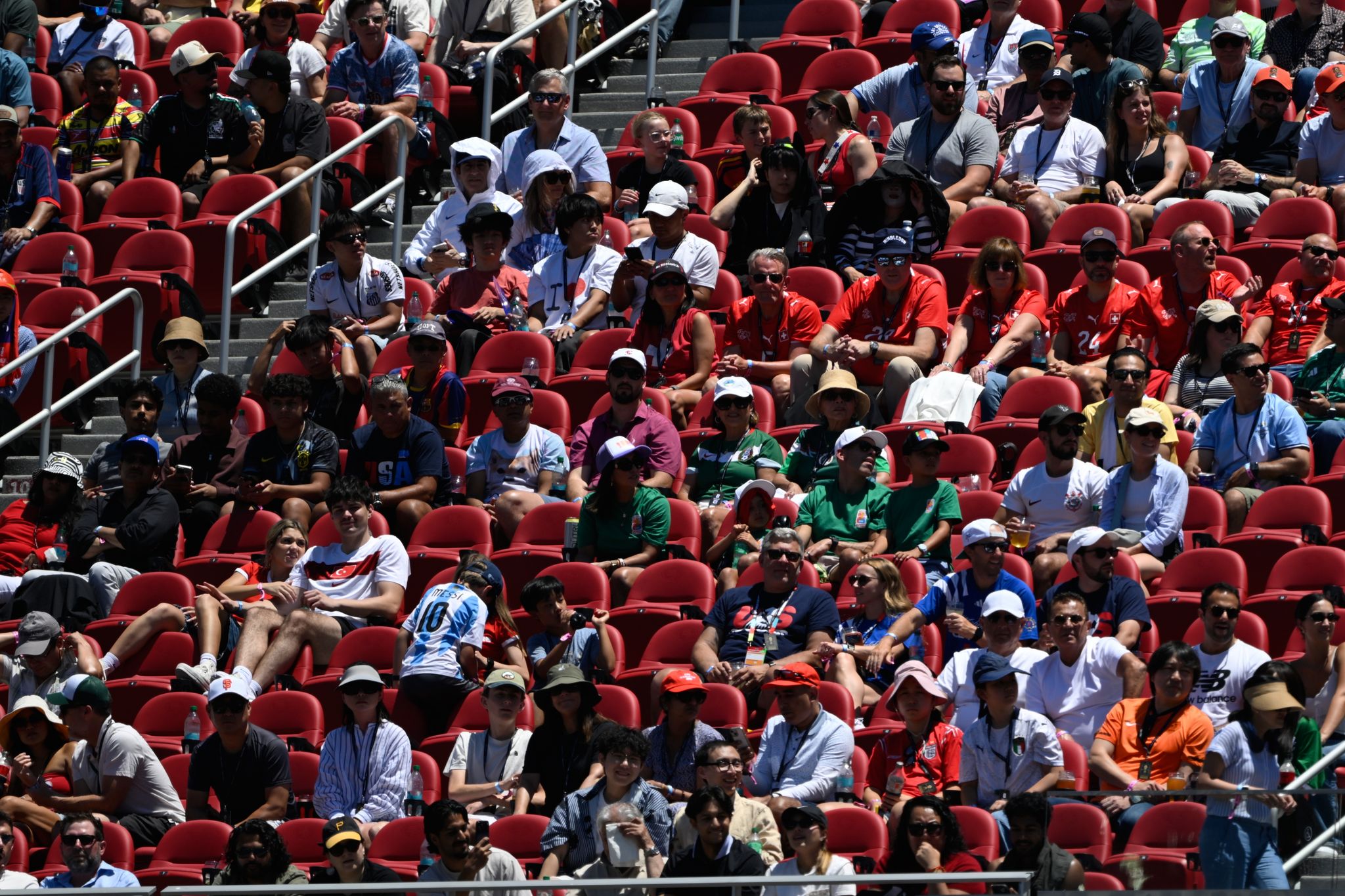 As Bay Area hosts World Cup, empty red seats are everywhere at Levi's ...