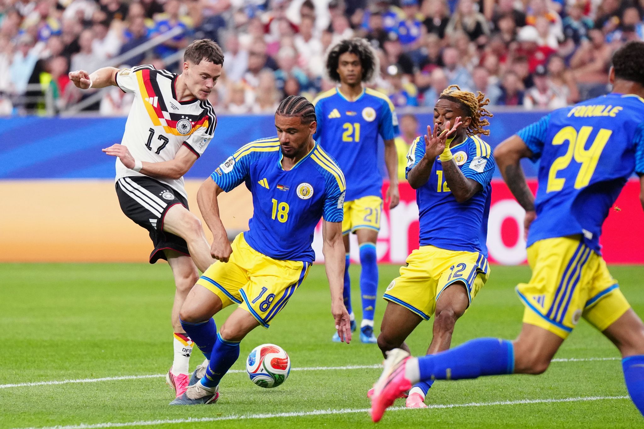 Germany surges to a 3-1 halftime lead as Curacao nets its 1st World Cup ...