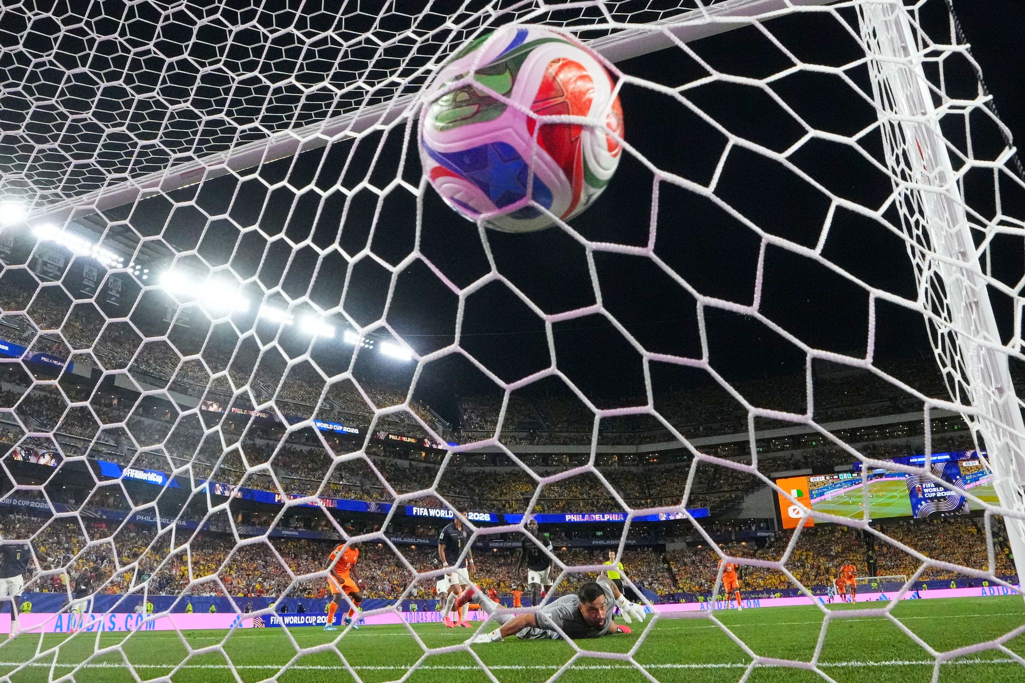 One Extraordinary Photo: Unique look at Ivory Coast goal