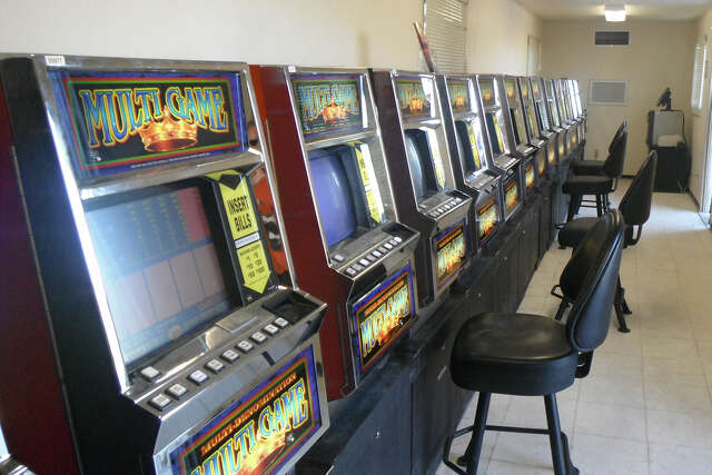 Gambling in the rubble of a demolished Las Vegas casino