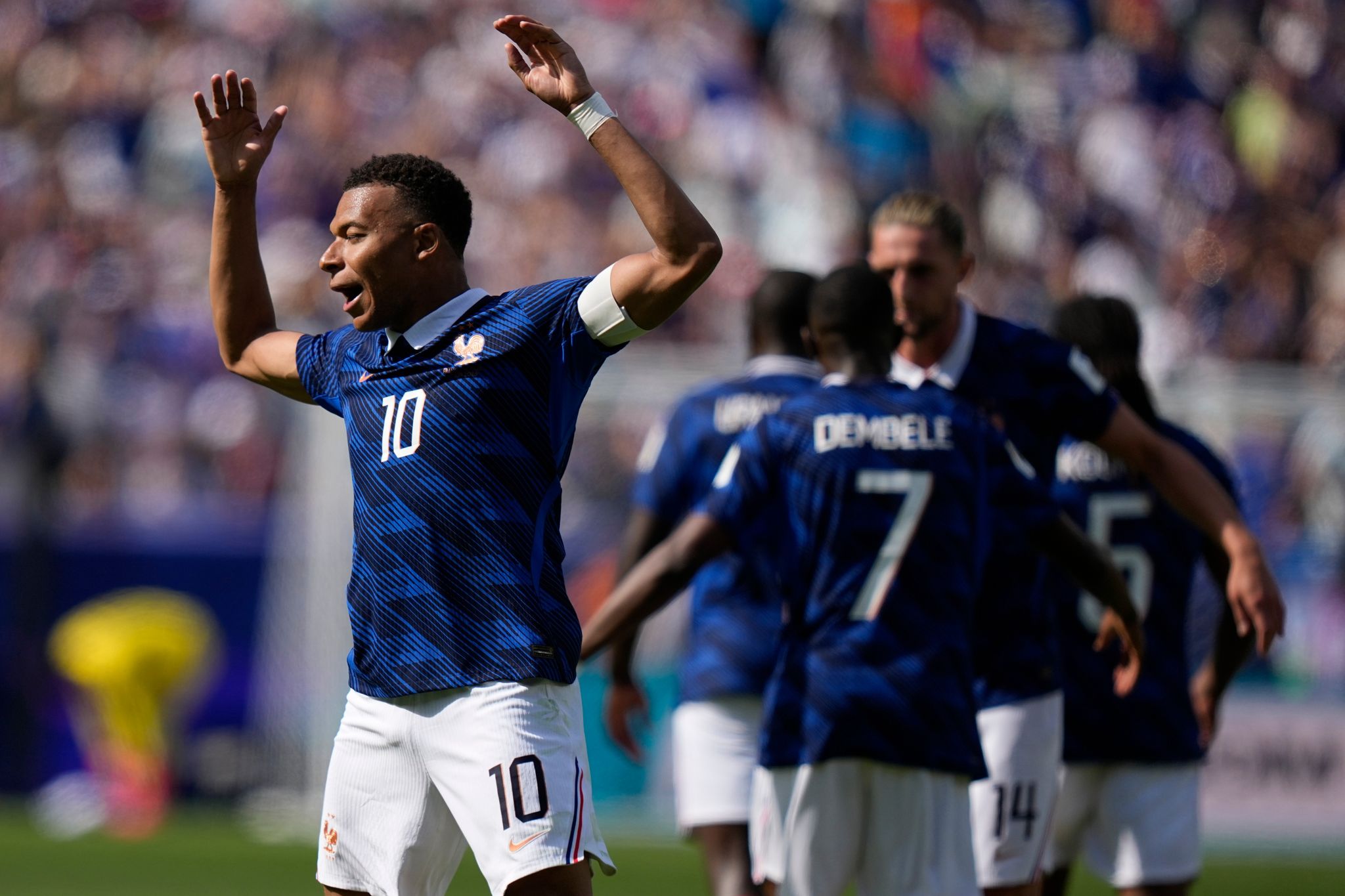 France striker Kylian Mbappé scores 13th and 14th World Cup goals ...