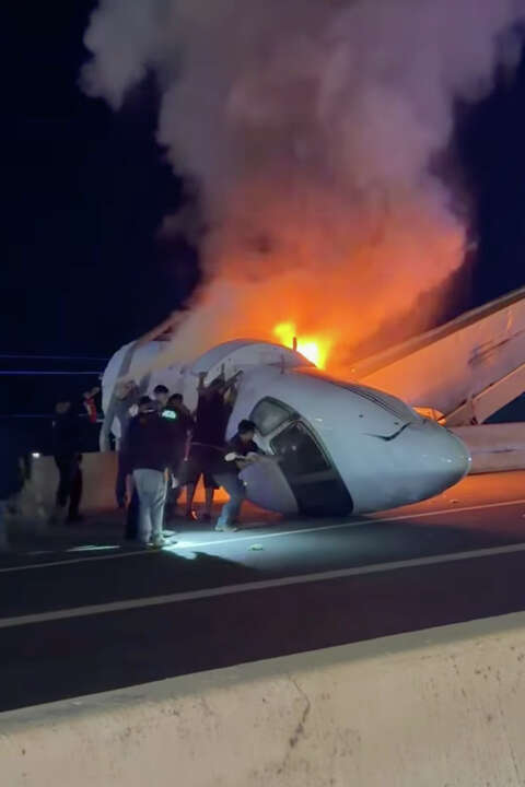 Details released on who survived Texas jet crash