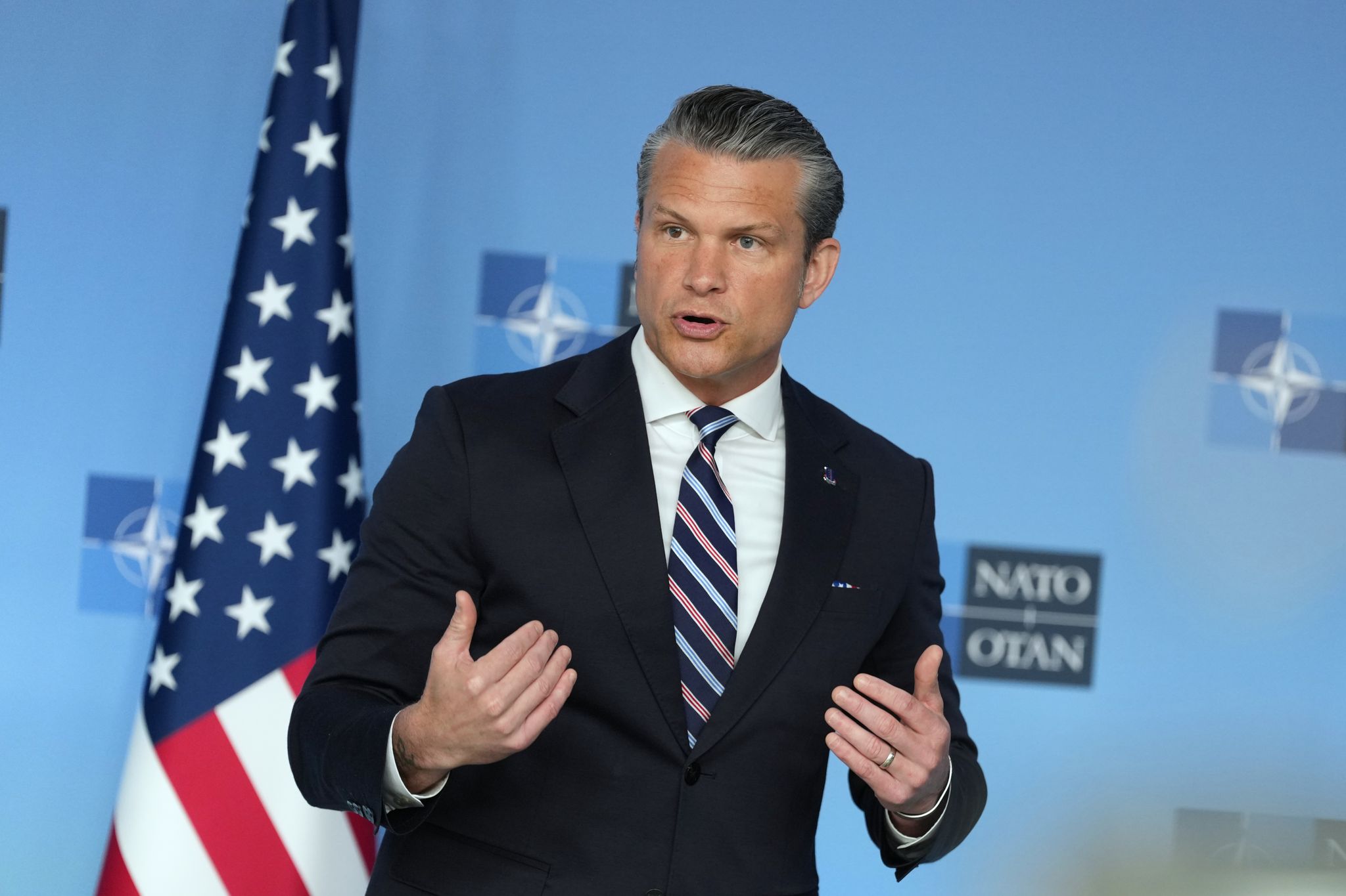 Pentagon chief lashes out at NATO allies and announces a review of US ...