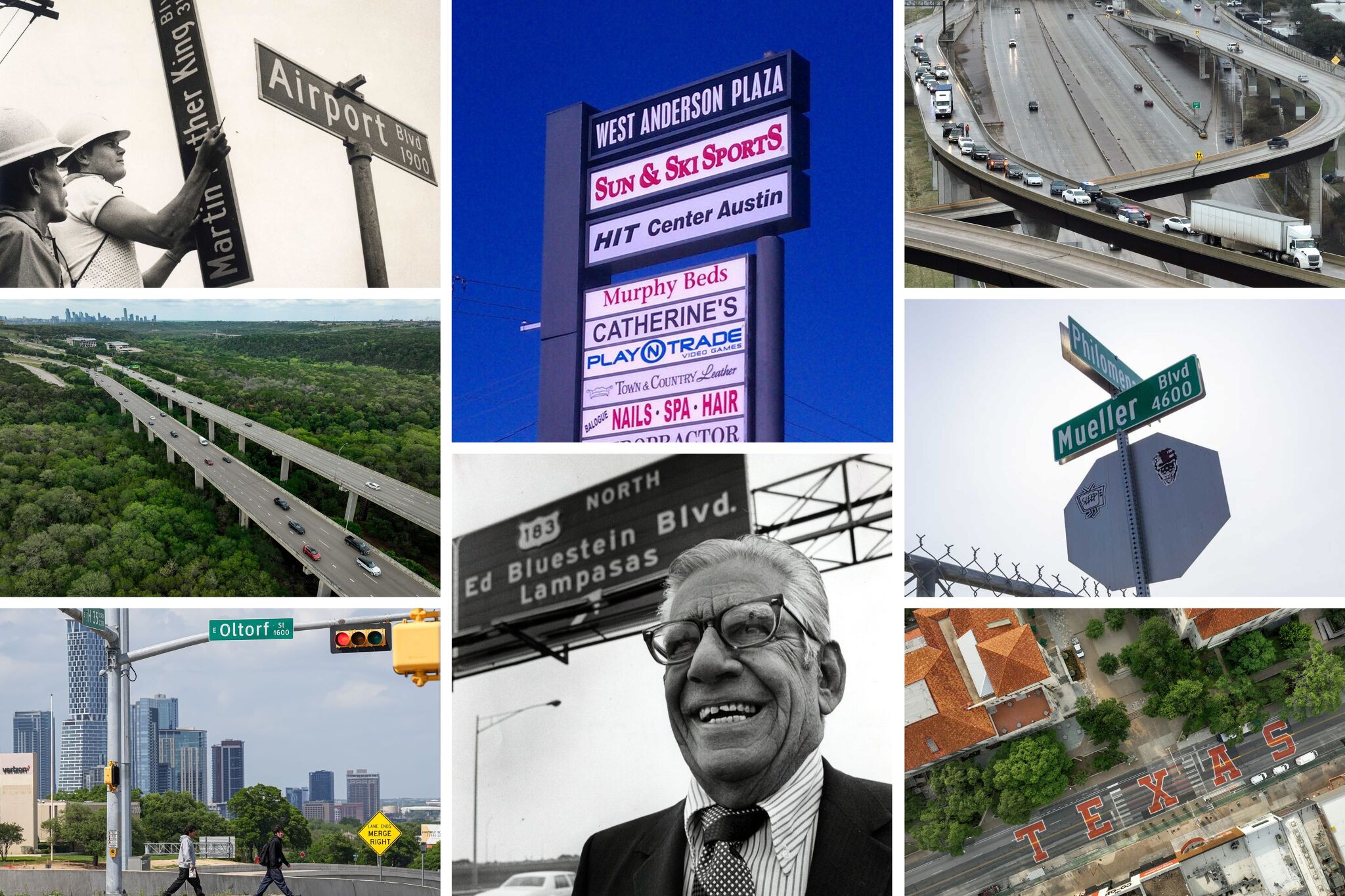 Austin street name history: Lamar, Guadalupe, Burnet, Ben White
