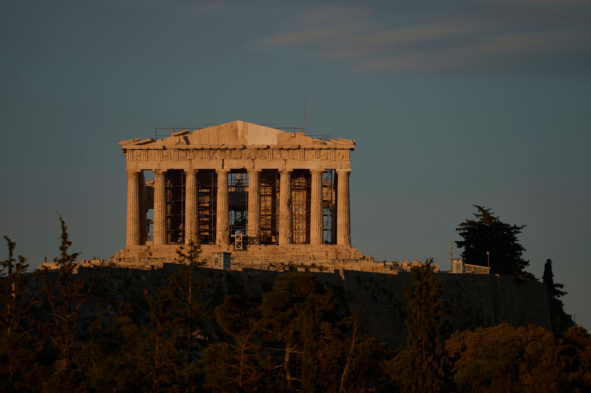 Greece's Parthenon gets a facelift, revealing a look not seen for 220 years