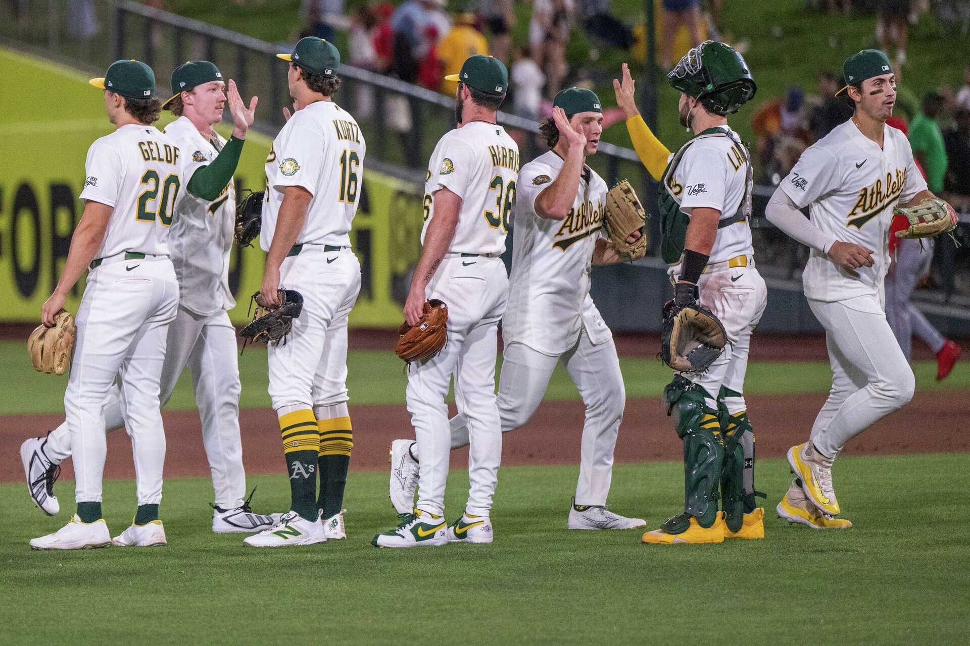 Gage Jump spins gem and A's score 5 in 1st to beat Angels 5-0 after ...