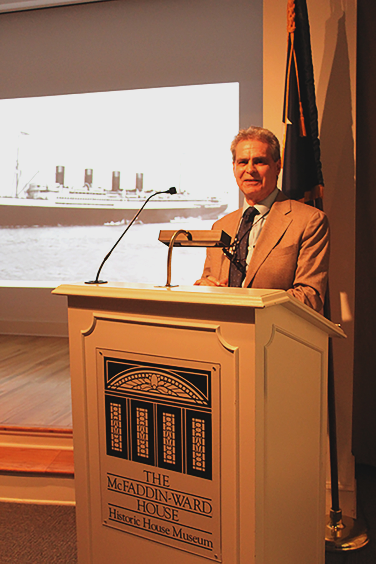 Beaumont historian discusses ocean liners at McFaddin-Ward house