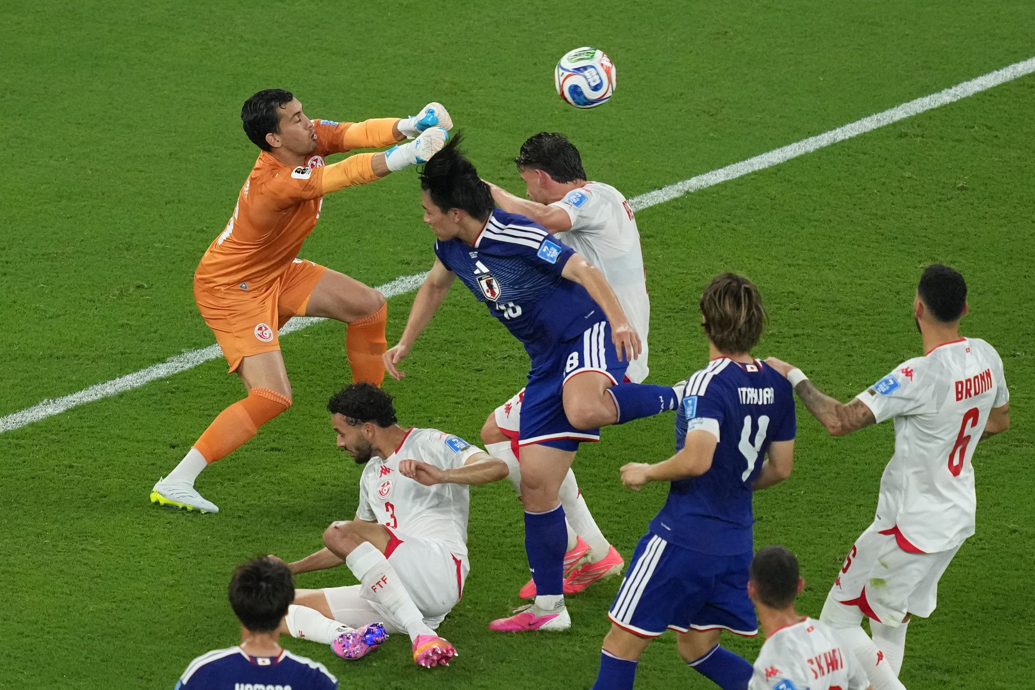Ayase Ueda scores twice in Japan’s 4-0 win against Tunisia in 1,000th ...