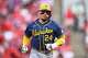 Brewers beat the Reds 6-5 to complete a 3-game sweep