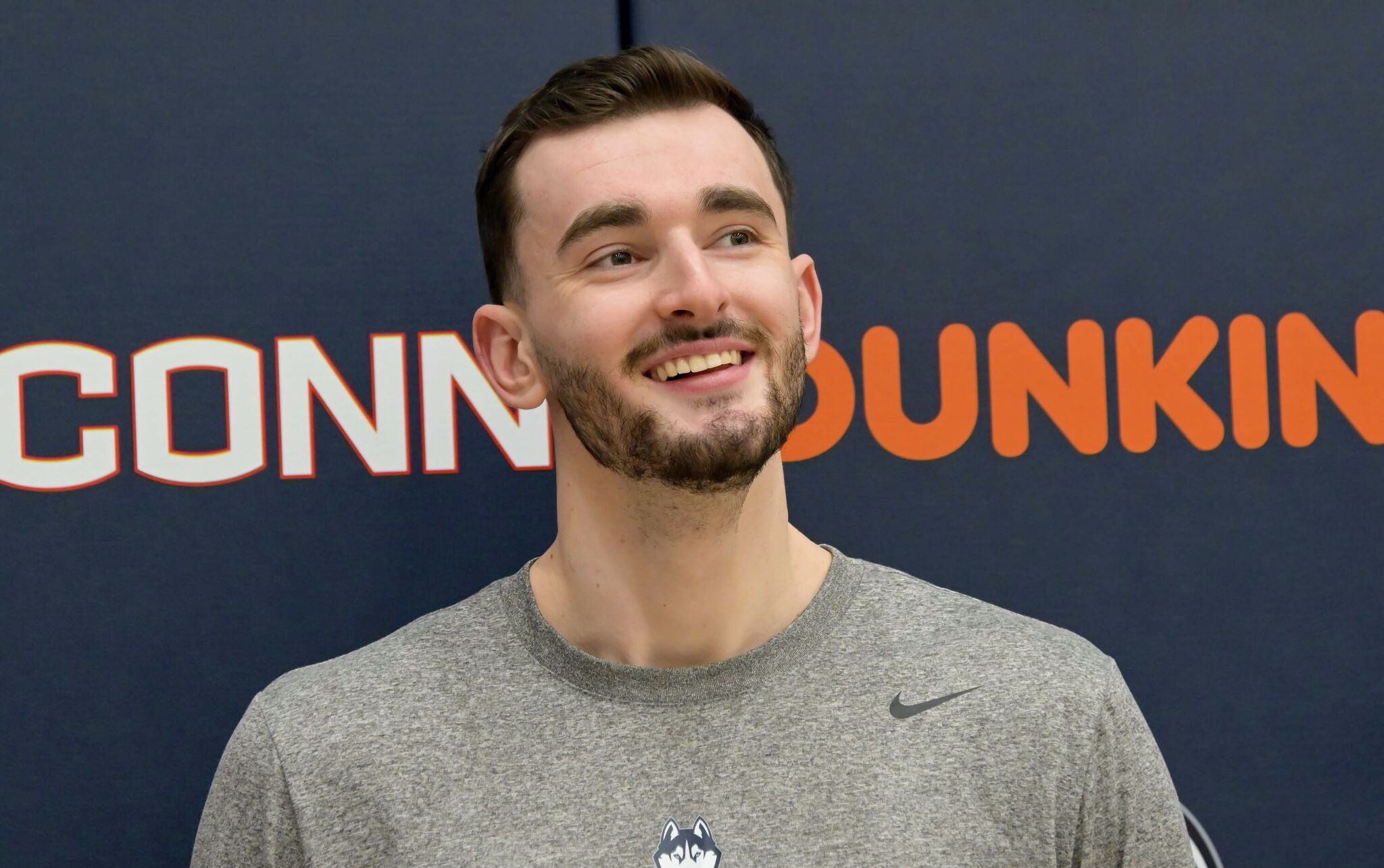Alex Karaban introduced at Sacramento Kings' press conference