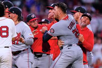 Red Sox 1B Willson Contreras tossed for a 2nd straight game as benches ...