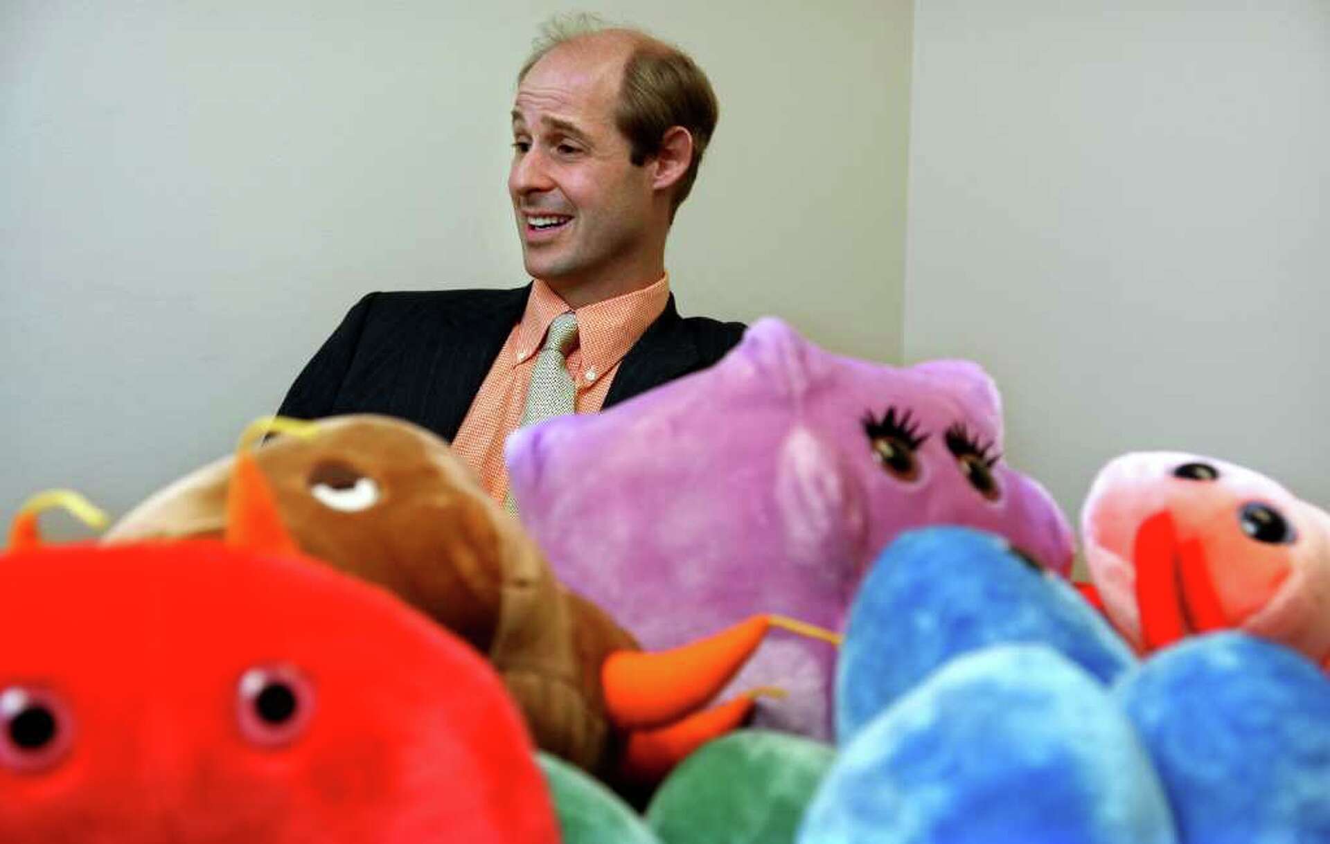 Greenwich native's stuffed germ toys catching on