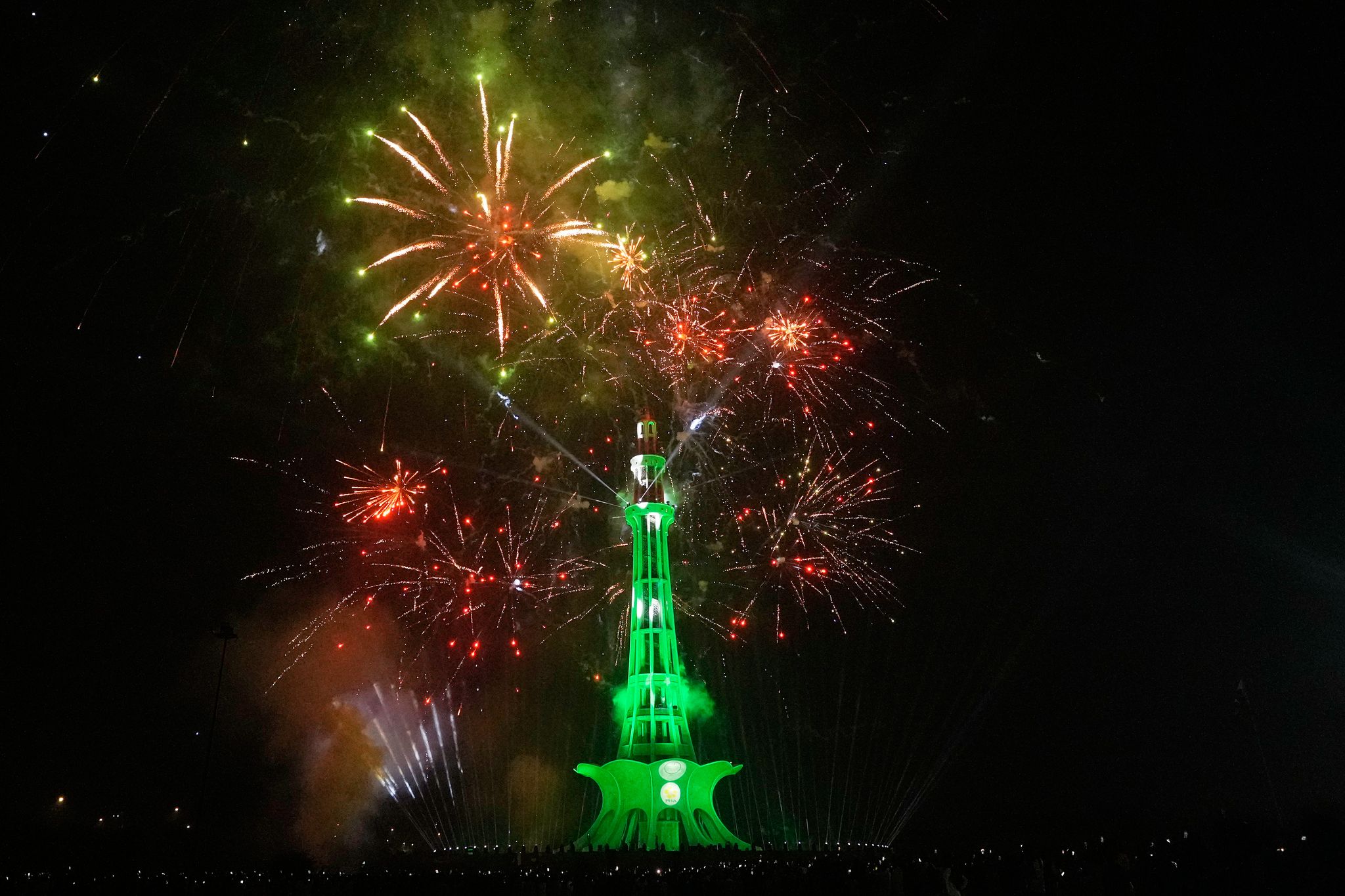Fireworks light skies over Pakistan’s capital as crowds celebrate ...