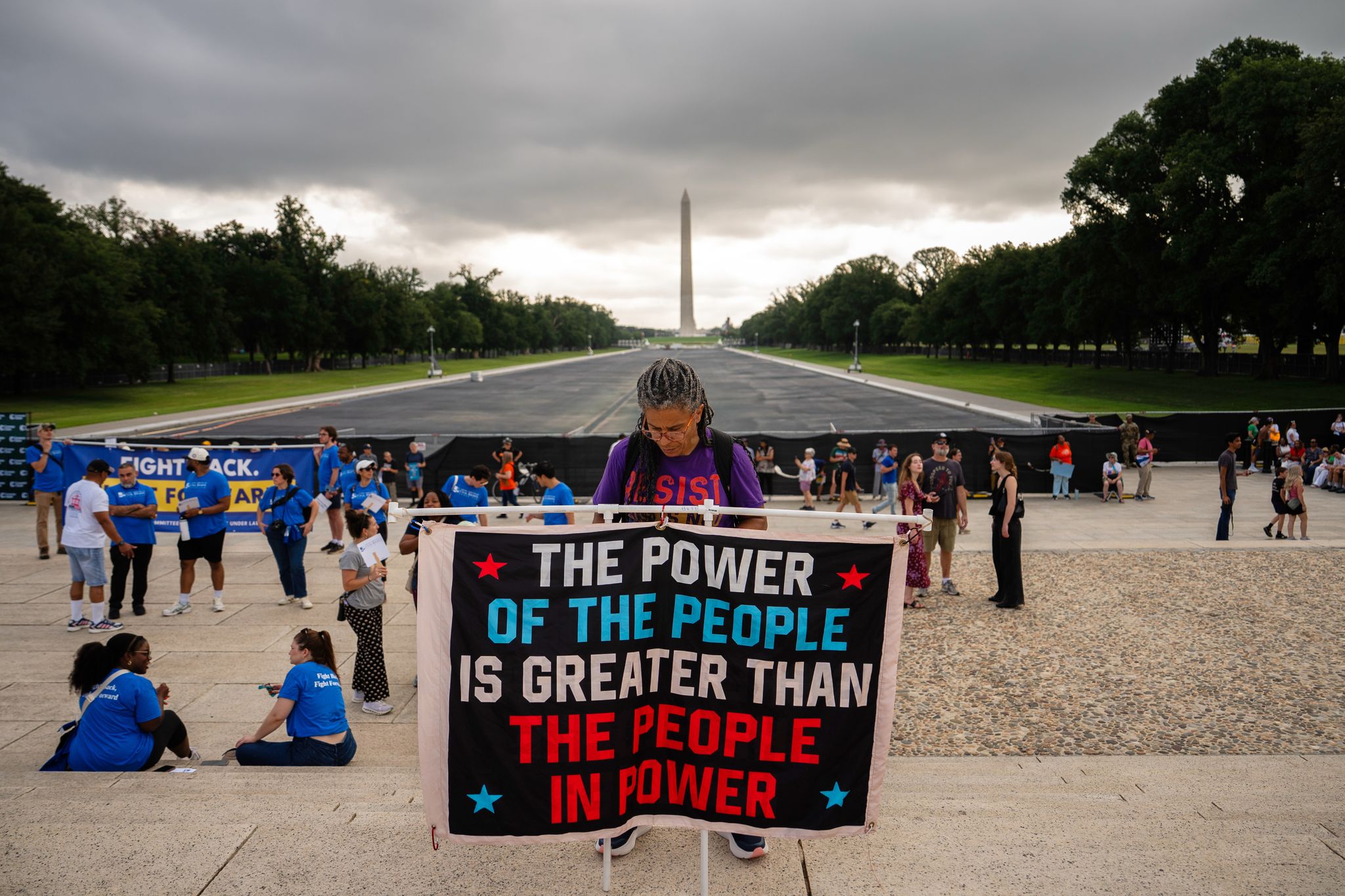 Thousands march in Washington to defend voting rights, in photos