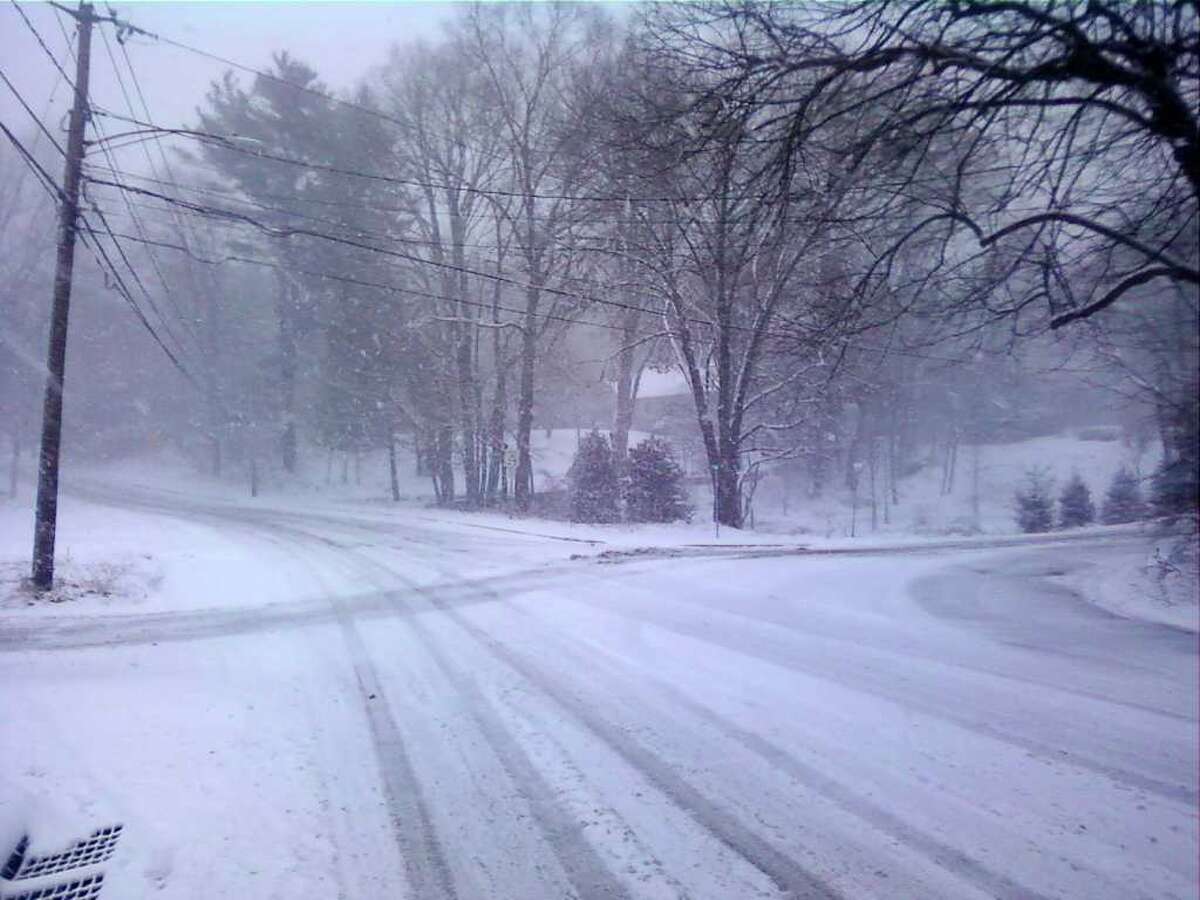 Near-blizzard conditions cripple Greater Danbury area