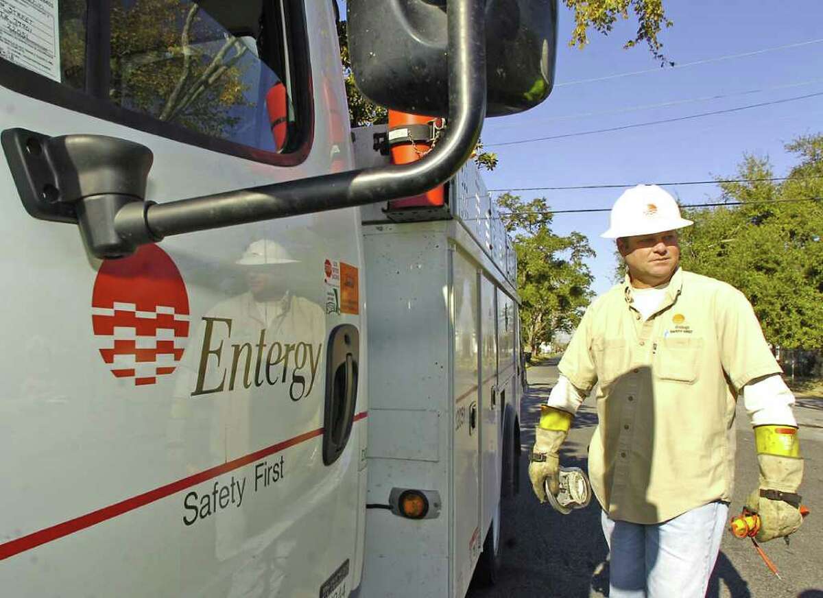 Entergy lineman is 'Laney on the spot' when power fails