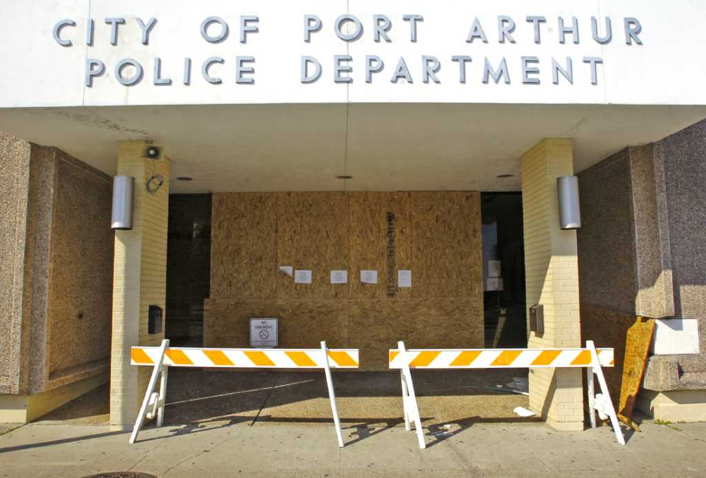 Port Arthur police identify man who drove into police department