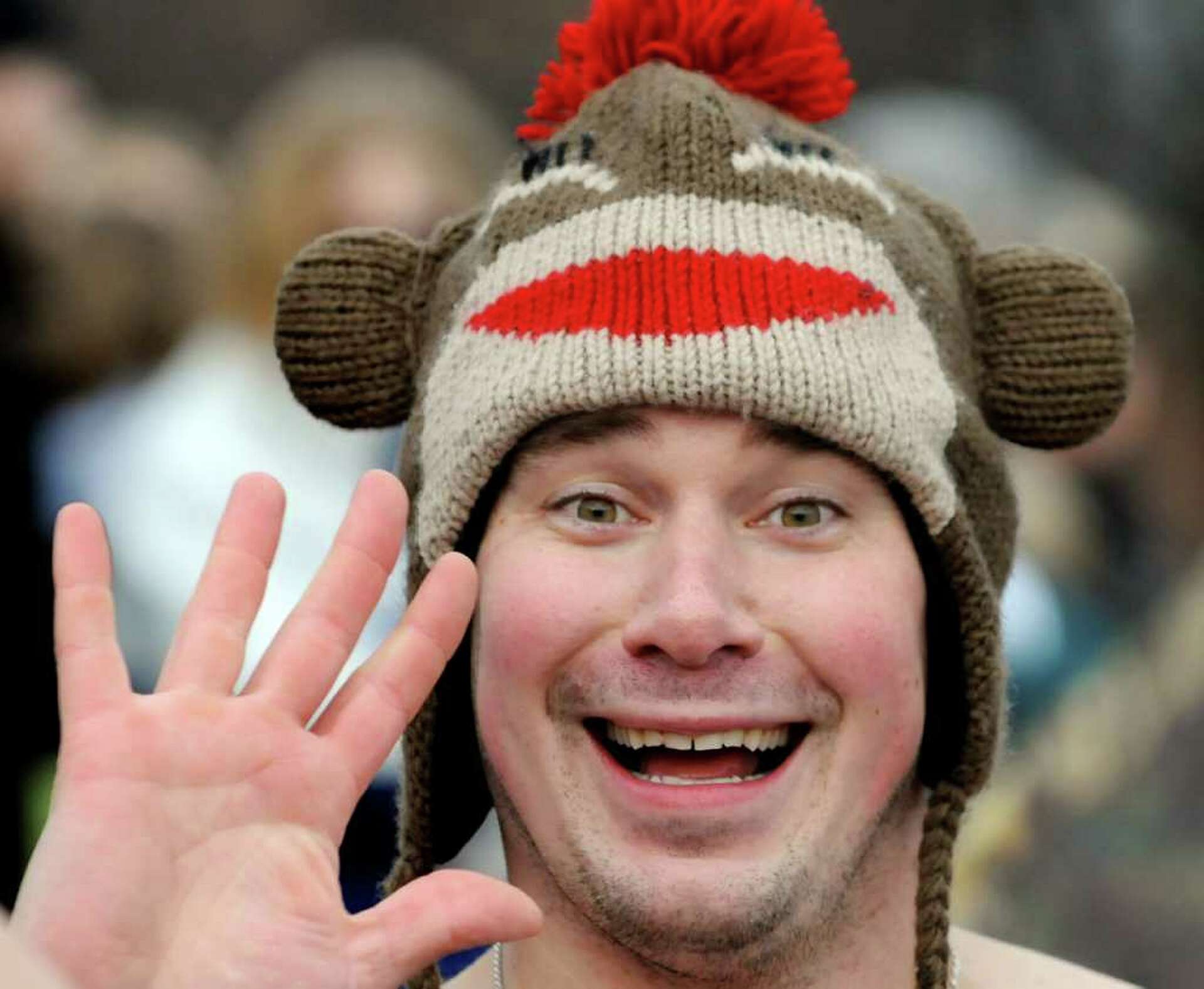 Photos: Fun plunges in icy Lake George