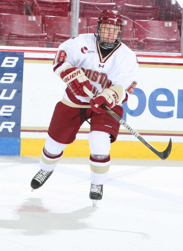 The other Atkinson: Brother Tommy gets his share of ice time at Boston ...