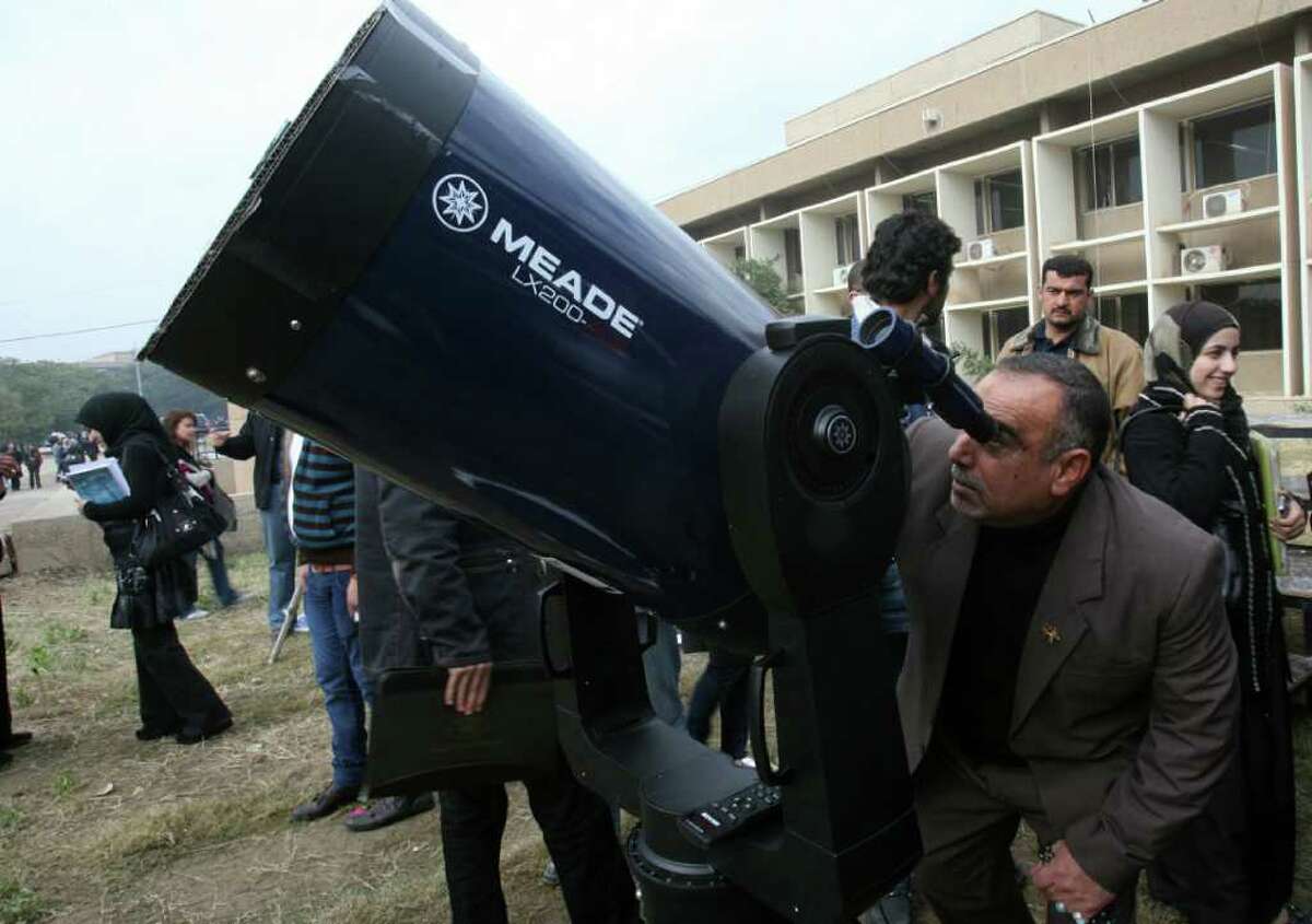Partial solar eclipse visible over Mideast, Europe