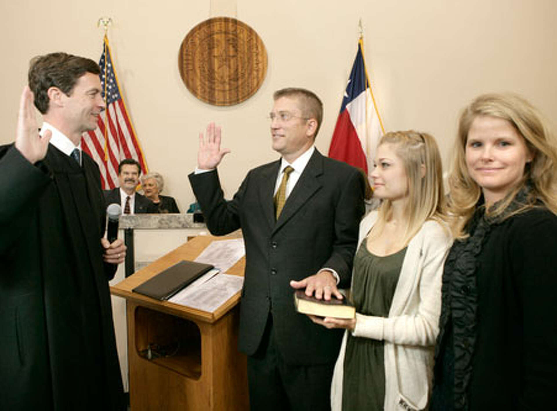 Newly elected officials sworn into office