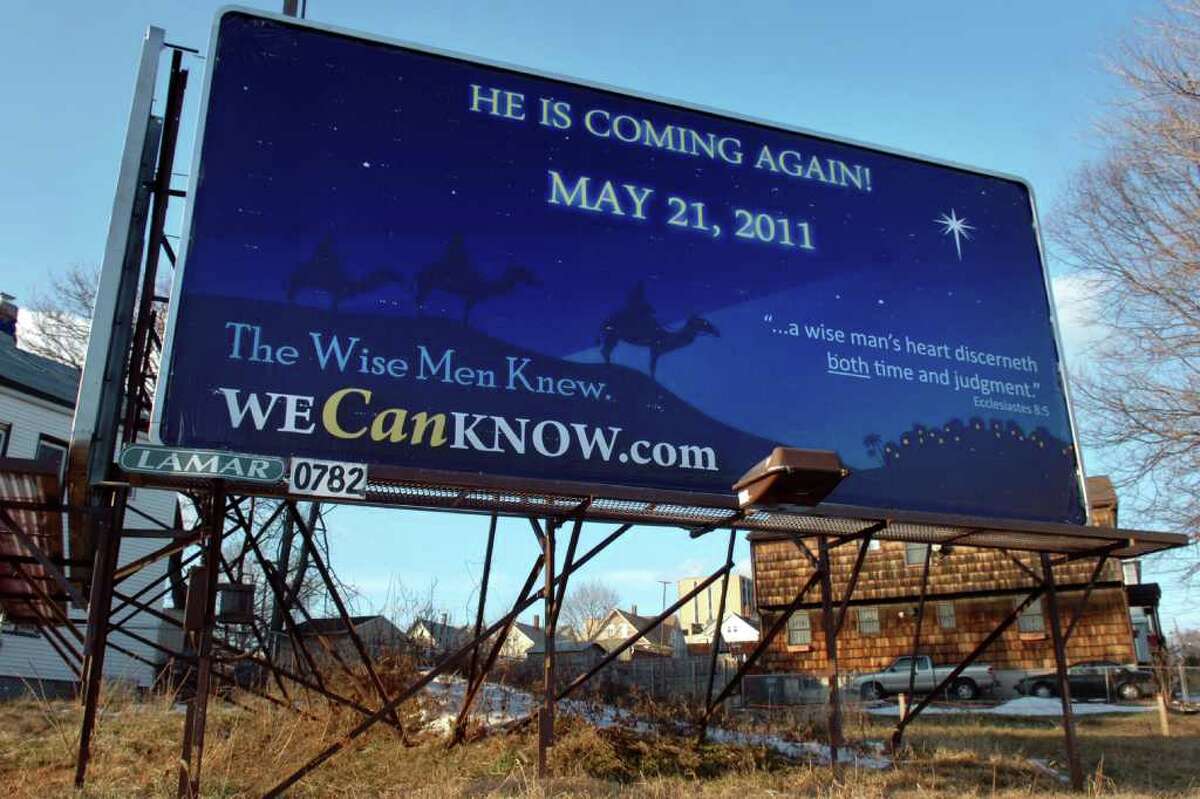 Billboard says that Christ is coming in May
