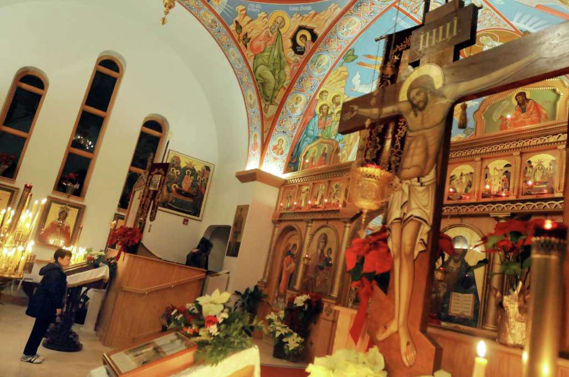 Photos: Russian Orthodox Christmas Eve