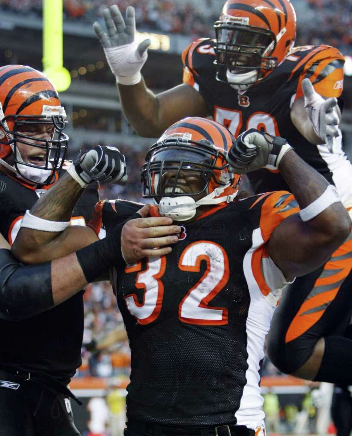 NFL player Anthony Collins returns to visit former high school