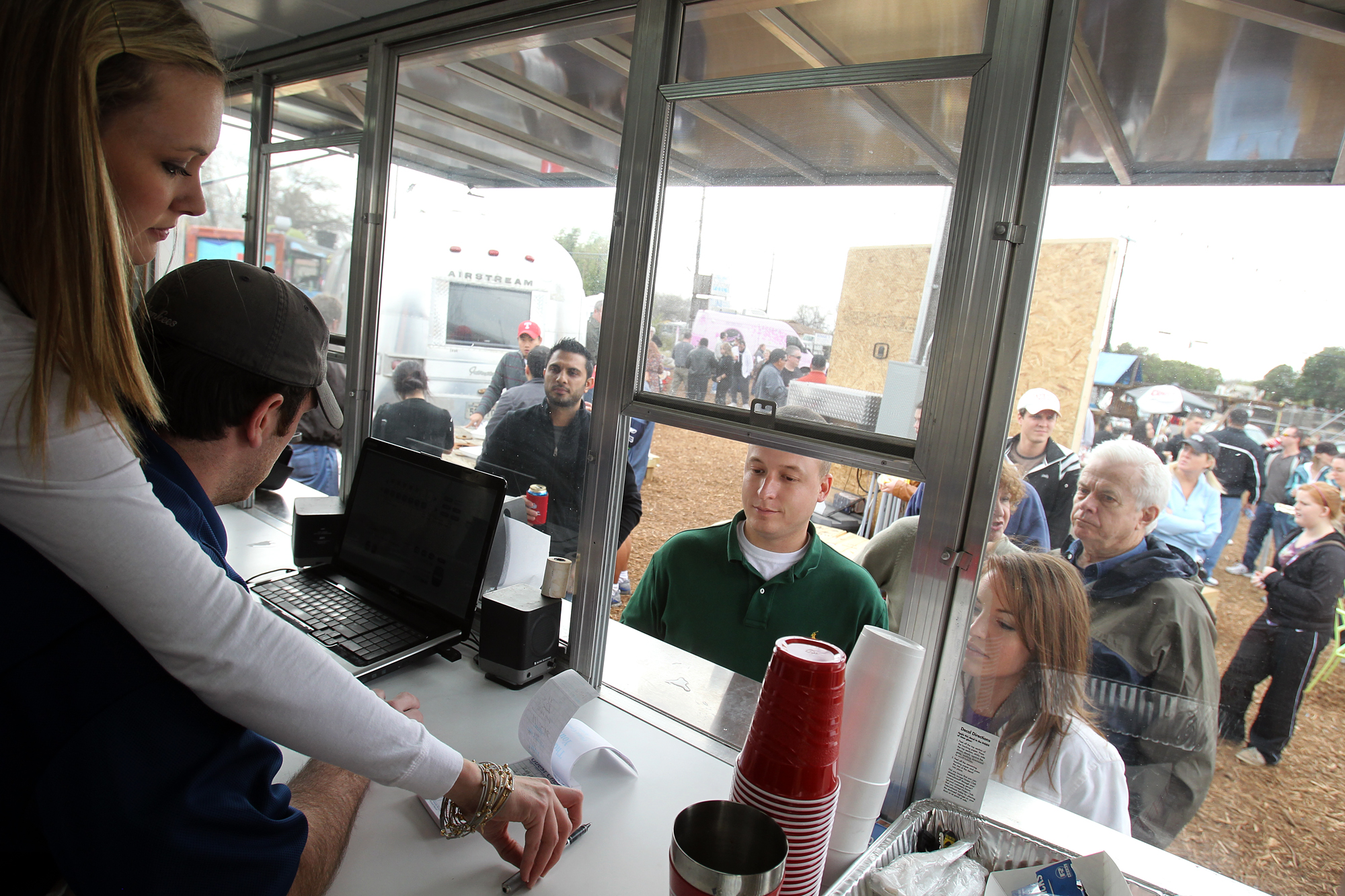 City's first mobile food truck park opens