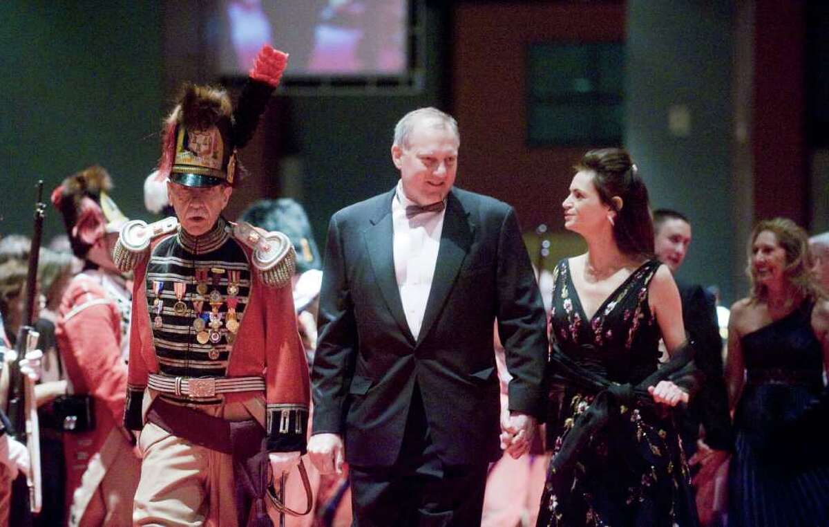 The inaugural red carpet