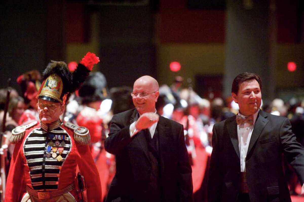 The inaugural red carpet