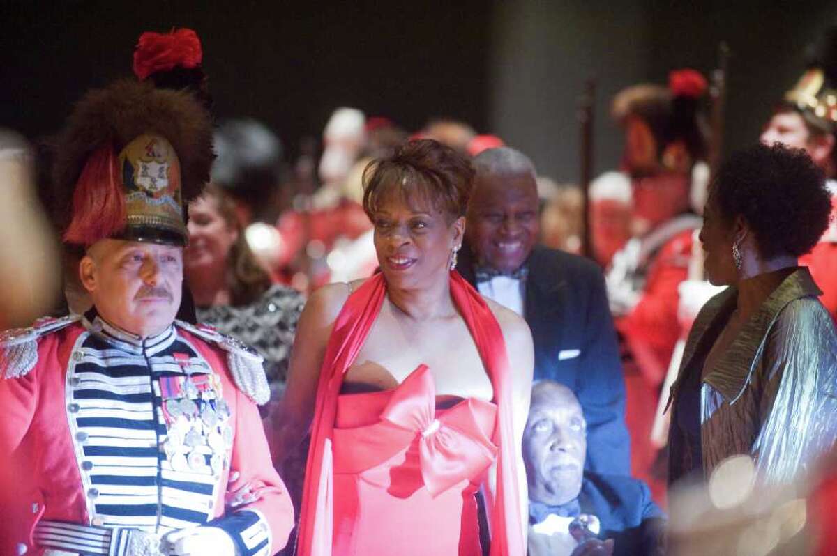 The inaugural red carpet