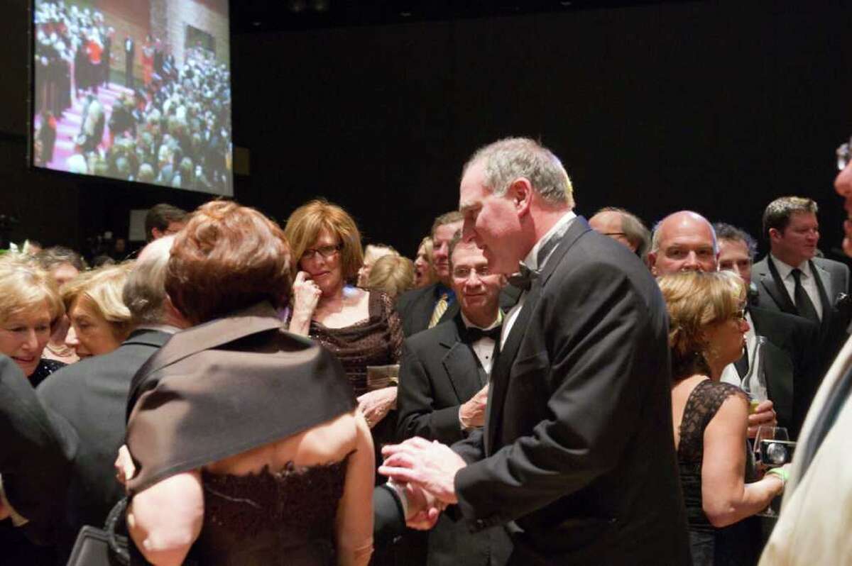 The inaugural red carpet