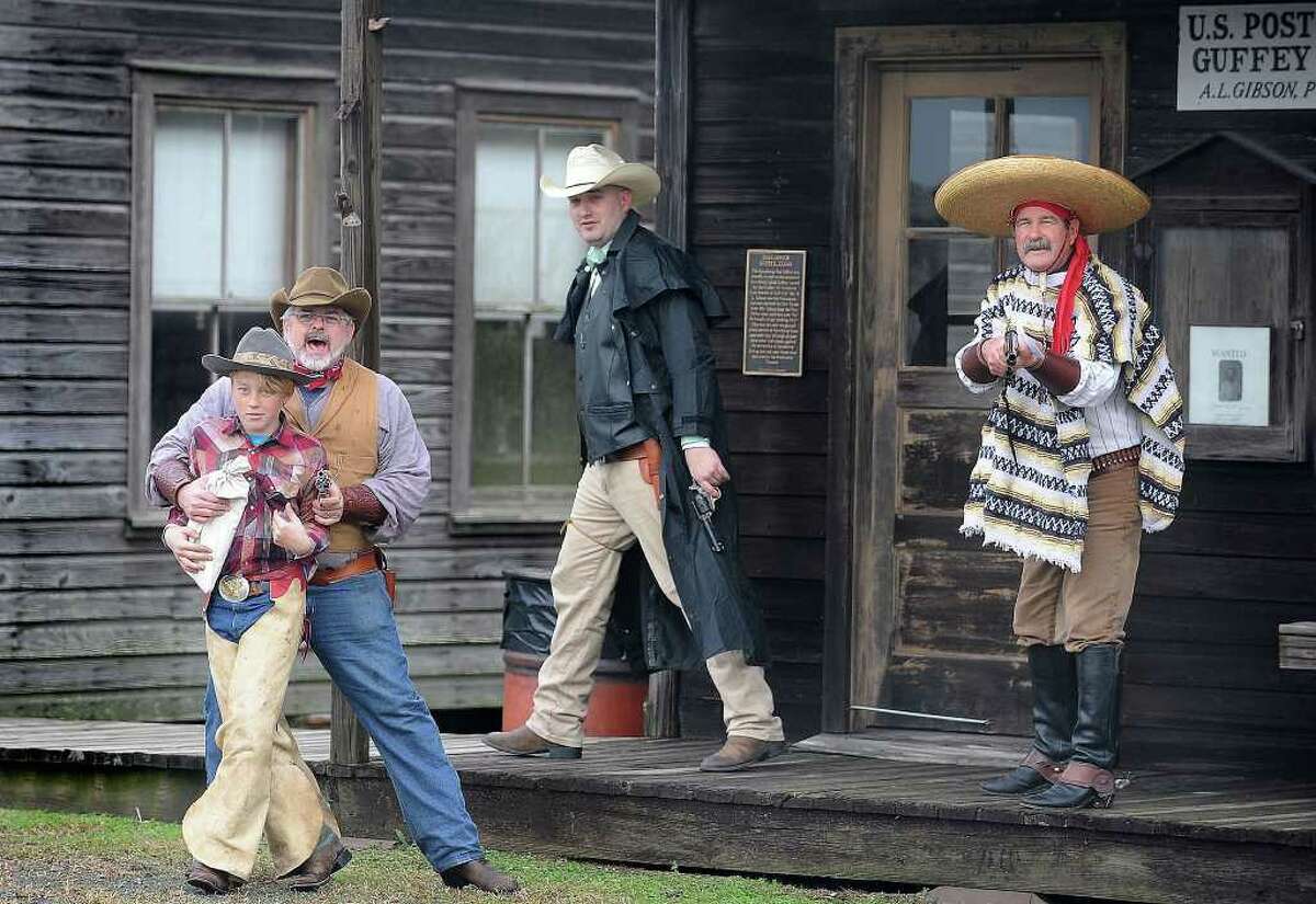 Lucas Gusher roars again in celebration of the 1901 birth of the oil era