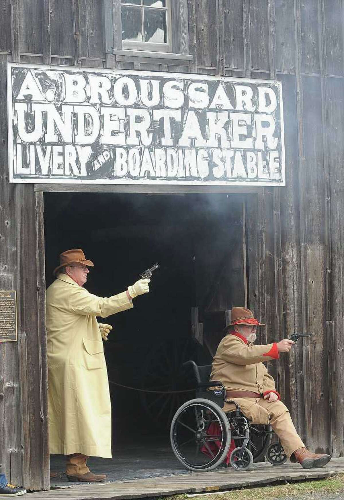 Lucas Gusher roars again in celebration of the 1901 birth of the oil era