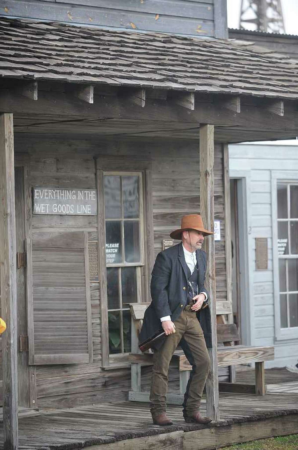 Lucas Gusher roars again in celebration of the 1901 birth of the oil era