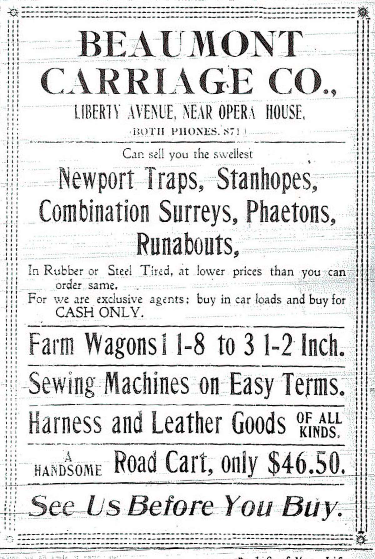 Ads from days gone by