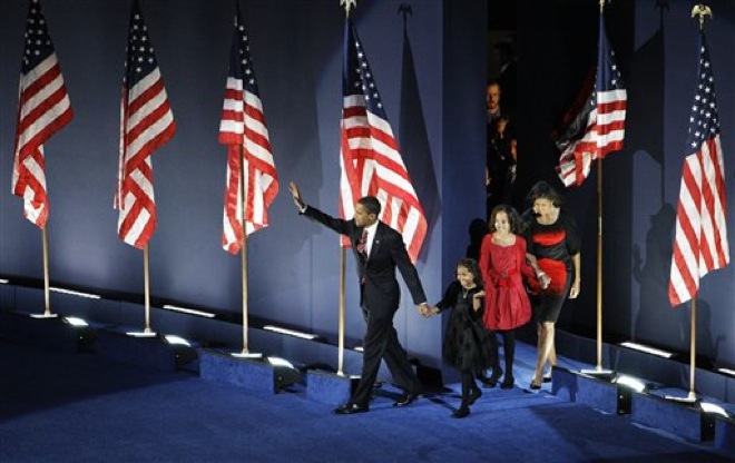 Barack Obama wins the Presidency