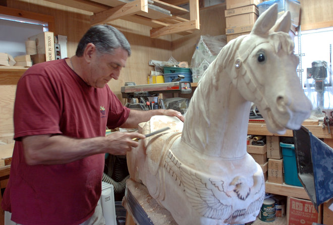 Carving a carousel