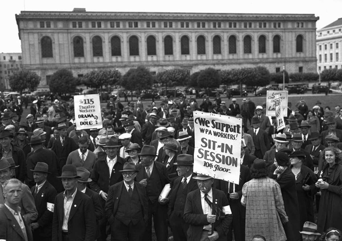 A collection of photographs from the Great Depression