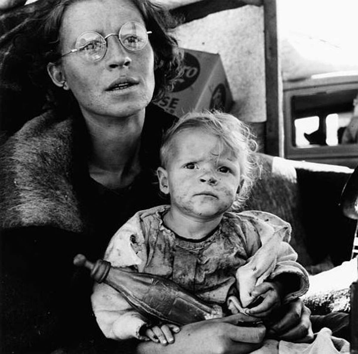 A collection of photographs from the Great Depression