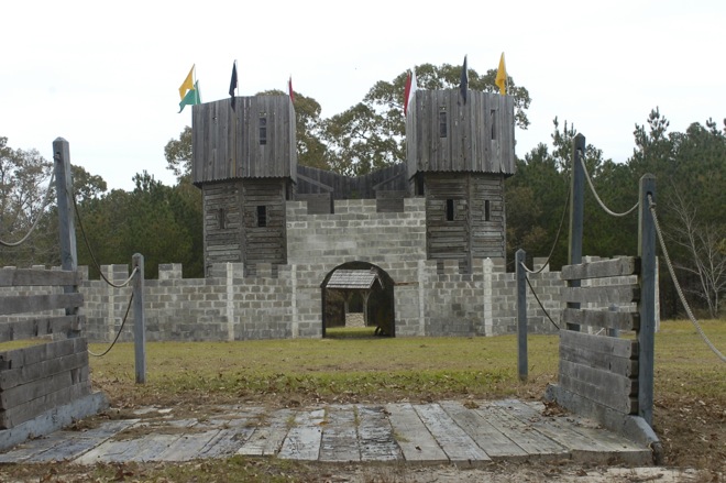 The SCA gathers outside Colmesneil Texas