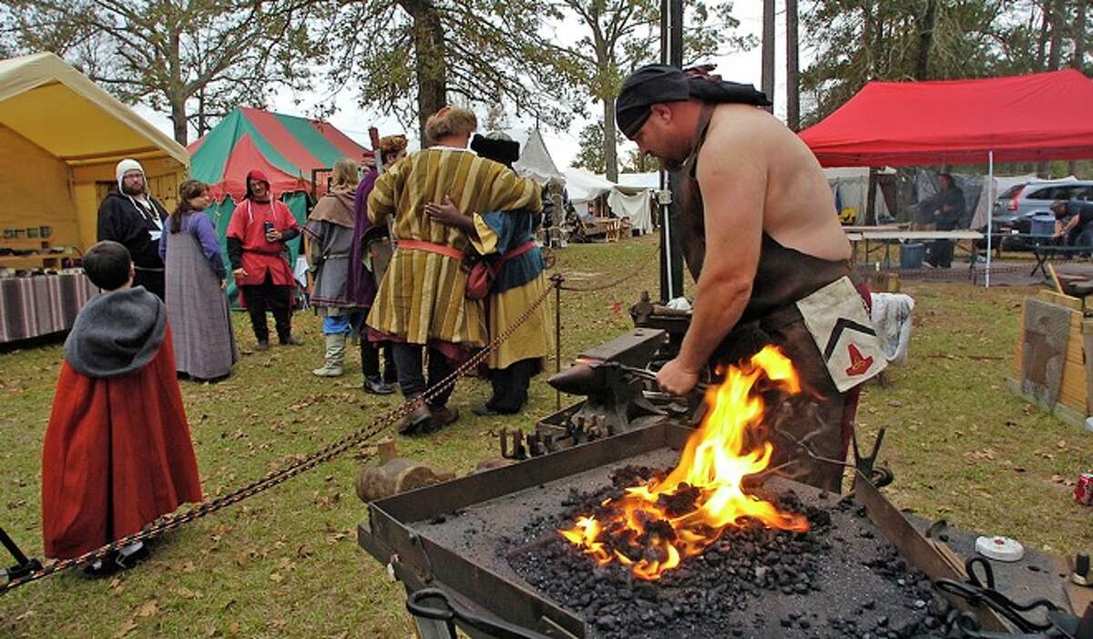 The SCA gathers outside Colmesneil Texas