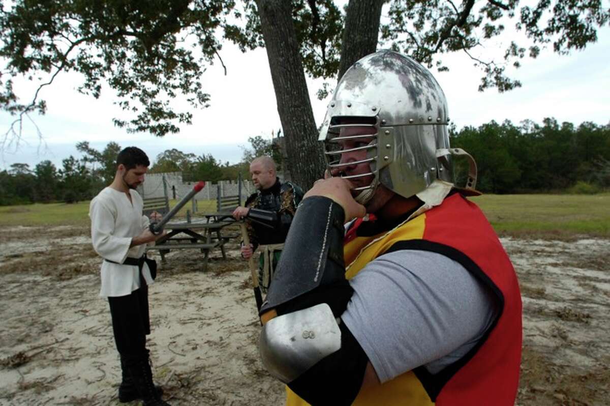The SCA gathers outside Colmesneil Texas